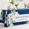 Branded tablecloth, tablecloth with logo, personalised tablecloth ...