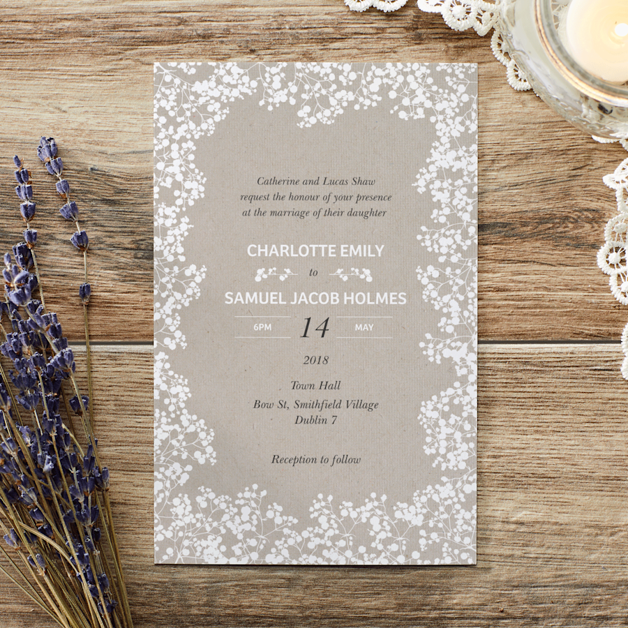 Wedding Invitations Ireland, Wedding Invites | Vistaprint IE