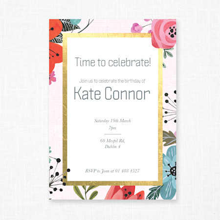 Birthday Invitations & Personalised Party Favours | Vistaprint