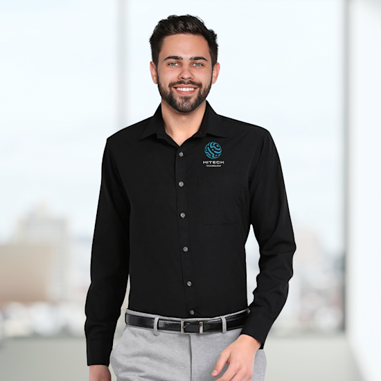 Custom Dress Shirts & Personalised Embroidered Office Shirts | VistaPrint