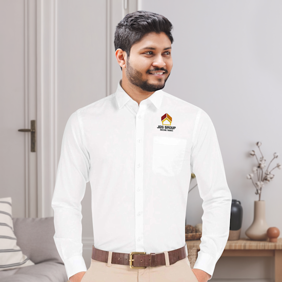 Custom Dress Shirts & Personalised Embroidered Office Shirts | VistaPrint
