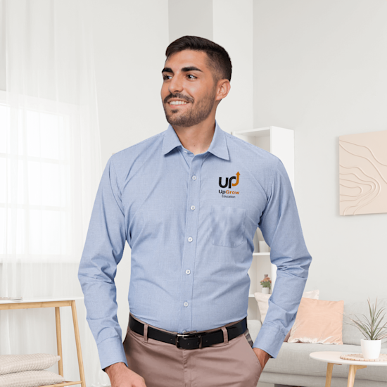 Custom Dress Shirts & Personalised Embroidered Office Shirts | VistaPrint