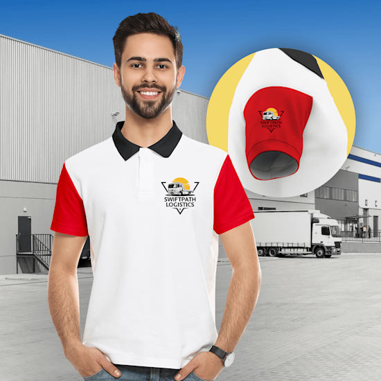 Custom Polo T-shirts | Print Branded Polo Shirts with Logo | VistaPrint