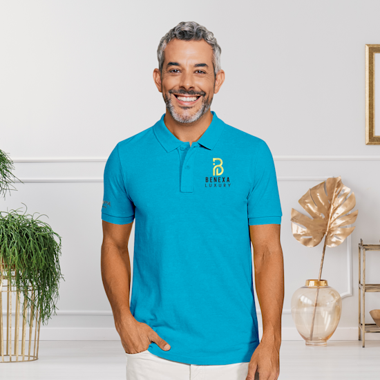 Custom Polo T-shirts | Print Branded Polo Shirts with Logo | VistaPrint