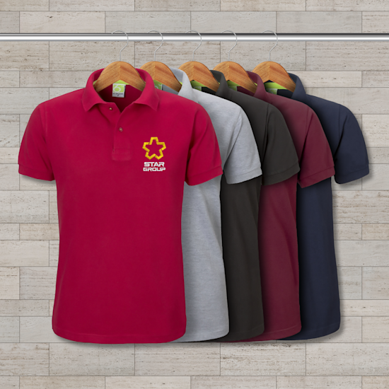 Custom Polo T-shirts | Print Branded Polo Shirts with Logo | VistaPrint