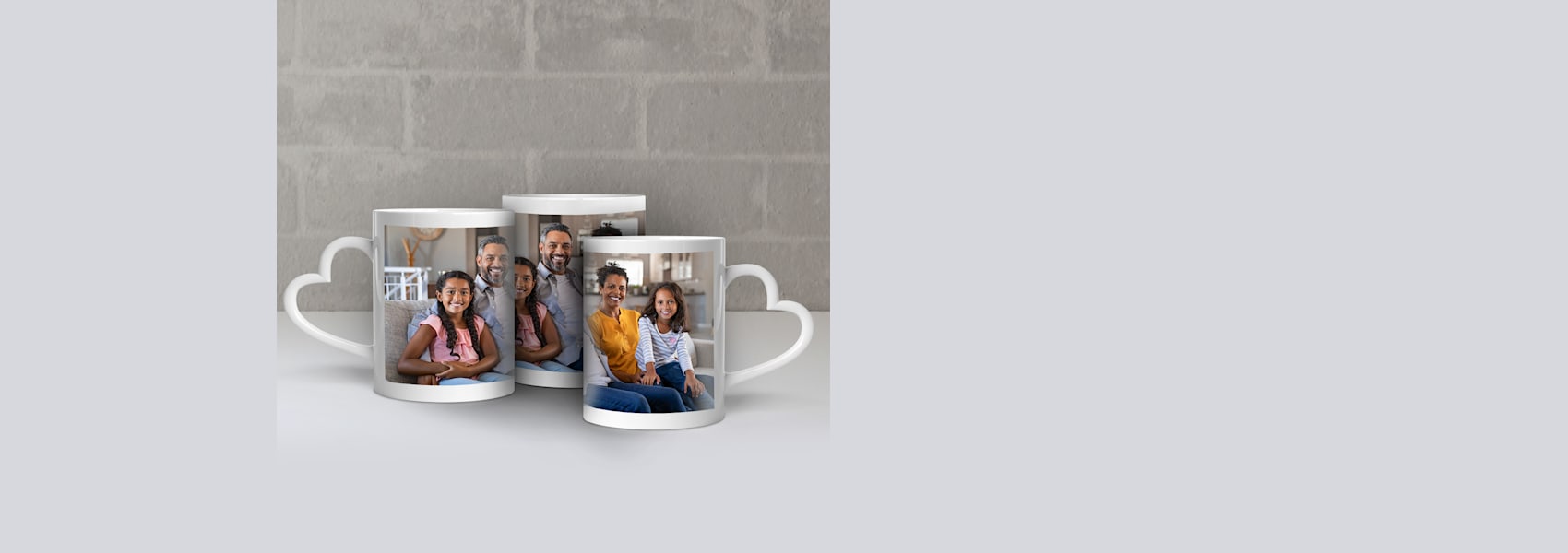 Personalised Heart Handle Printed Mugs | Vistaprint