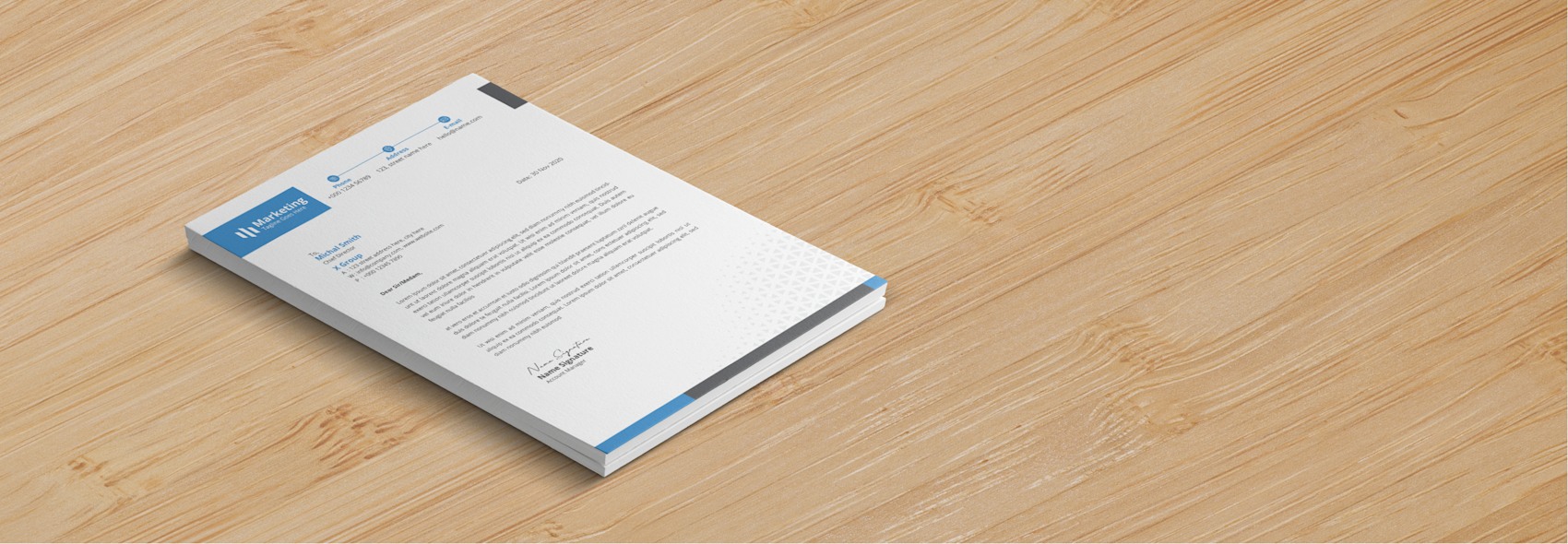 Custom Letterhead Pads