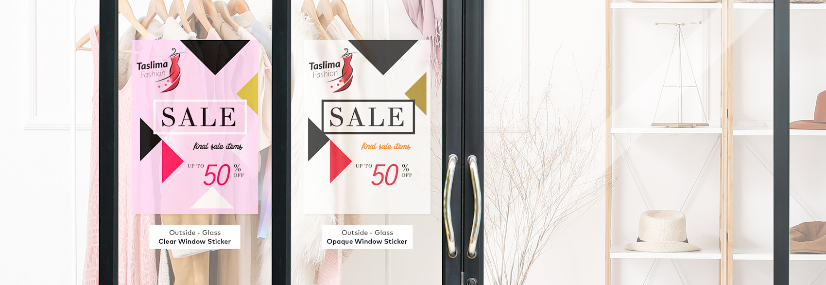 Window Stickers, Window Decals & Window Signage Online at VistaPrint