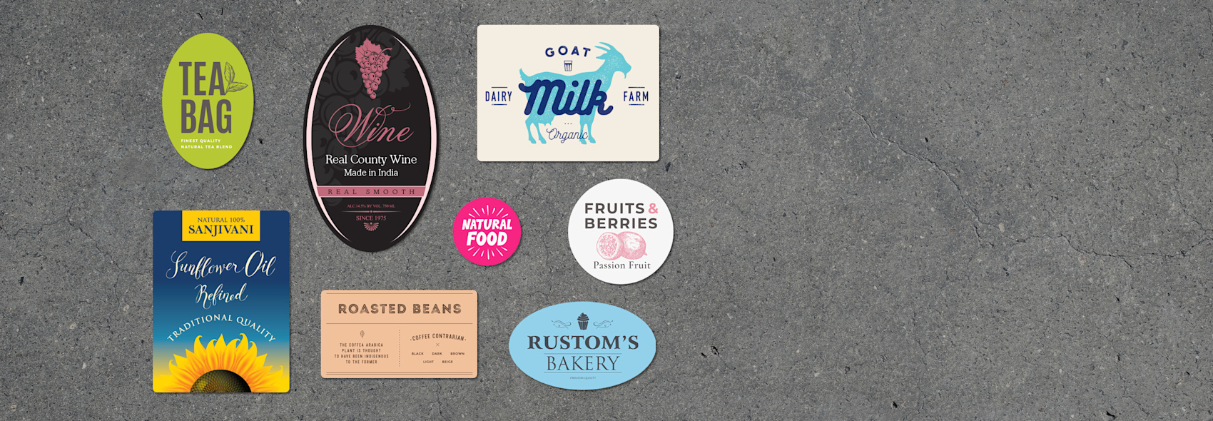 Print Self Adhesive Labels for Product & Packaging Online at Vistaprint.in