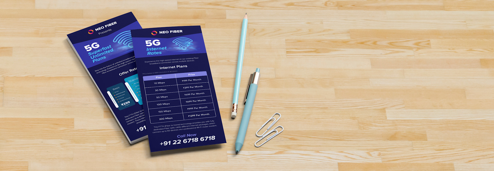 Rate Cards |Business Leaflet Design|Rate Card Display| Vistaprint.in