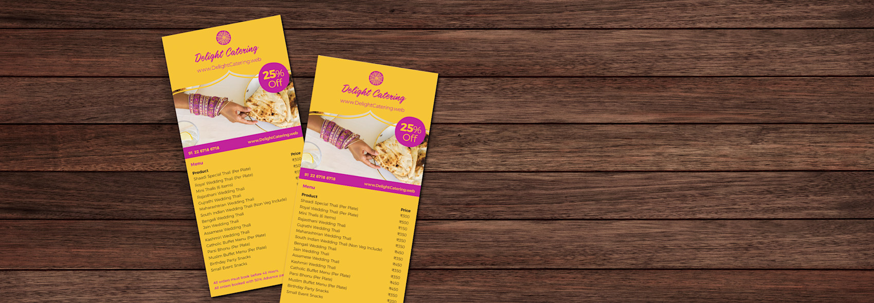 Rate Cards |Business Leaflet Design|Rate Card Display| Vistaprint.in