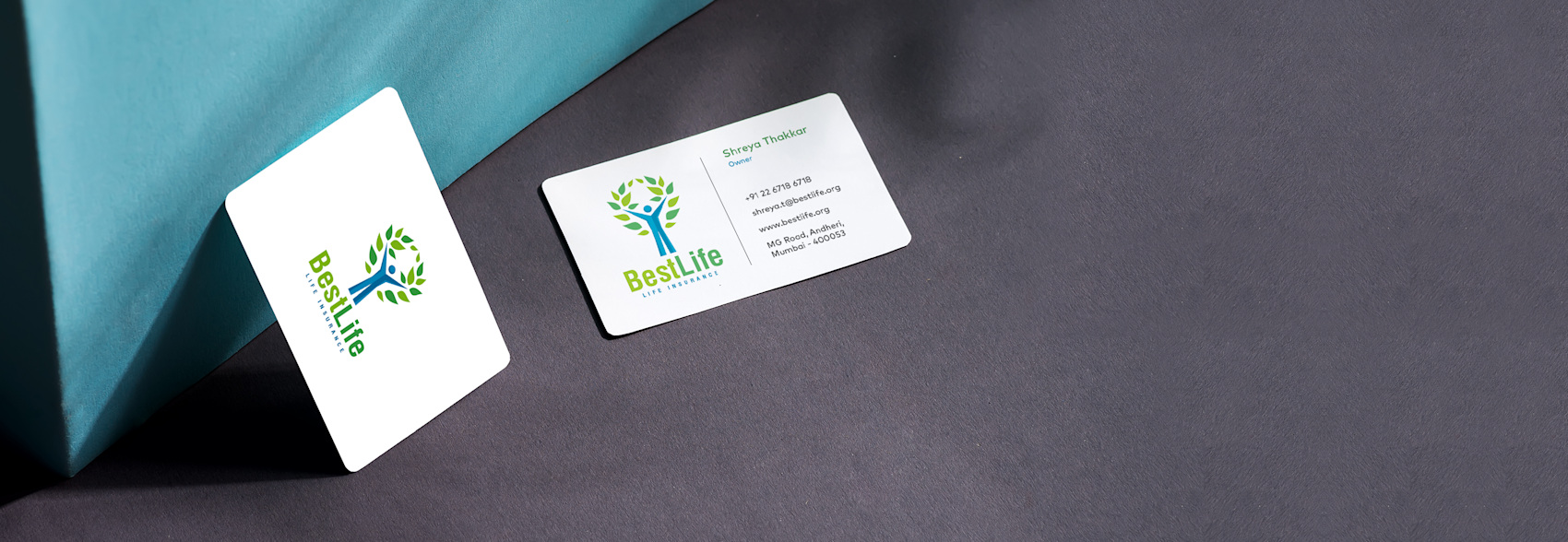 Rounded Corner Business Cards, Rounded Visiting Card Designs & Maker ...