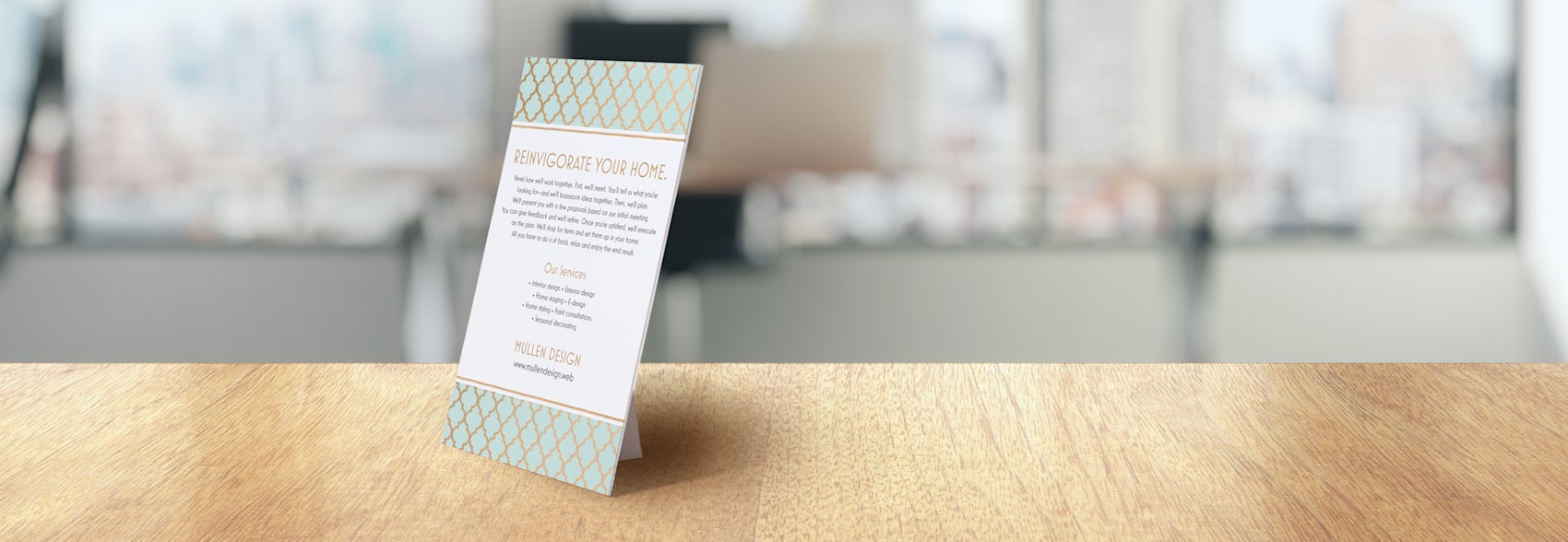 Print Custom Tabletop Signs or Displays For Trade-shows, Restaurants ...