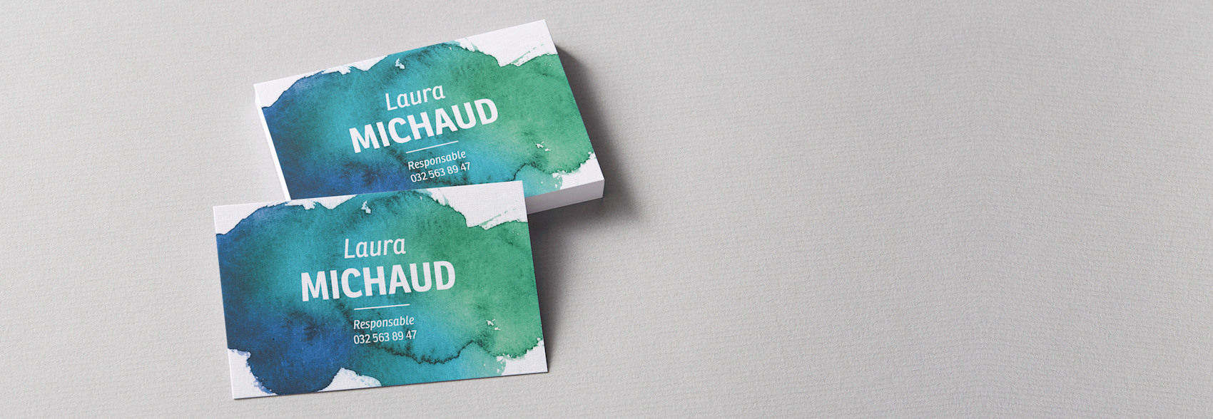 Cartes de visite lin personnalisées | VistaPrint