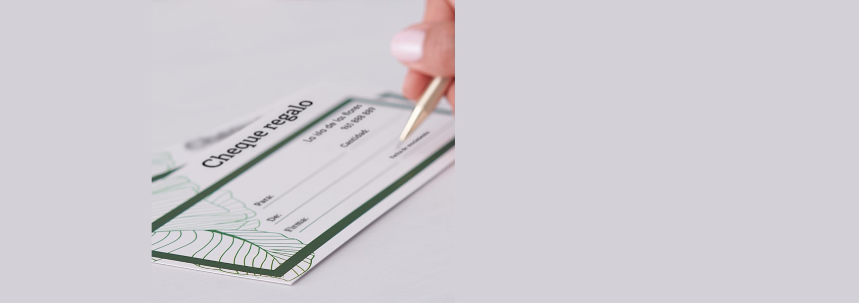 Tarjeta regalo, crea cheques regalo personalizados | Vistaprint