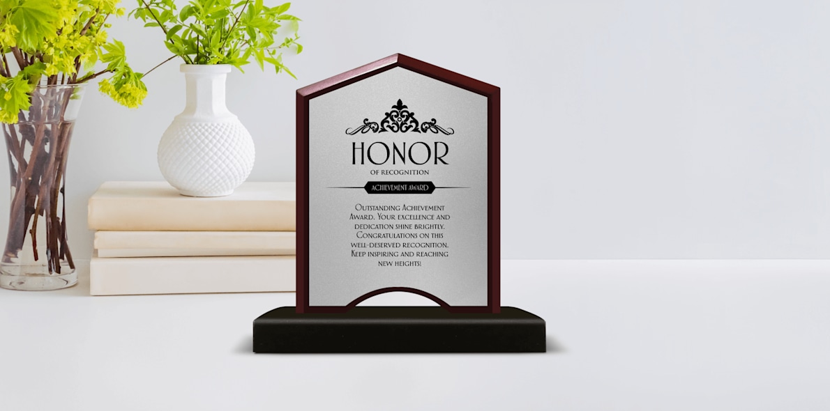 Customised Trophy | VistaPrint