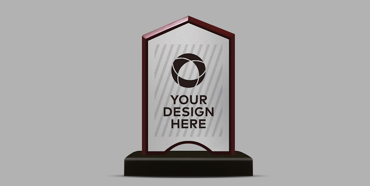 Monument Wooden Trophy | VistaPrint