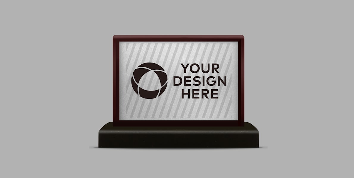 Wooden Plaque Award | VistaPrint