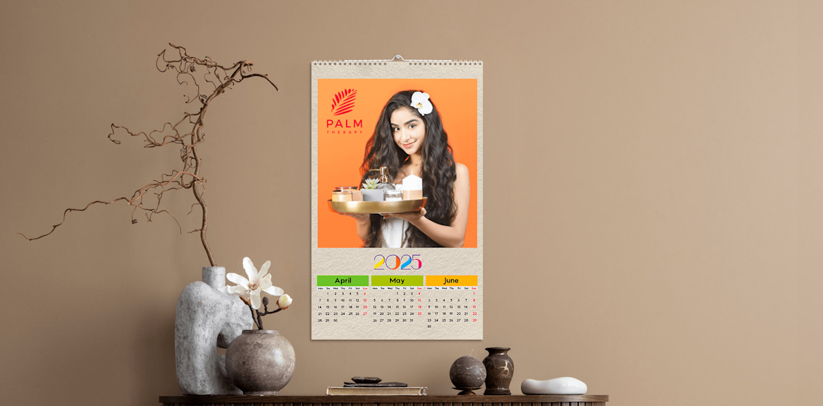 Four Sheeter Wall Calendars | 4 Sheeter Wall Calendars 2025 | VistaPrint