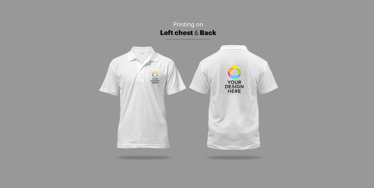 Polyester Polos - Multi Location | Vistaprint