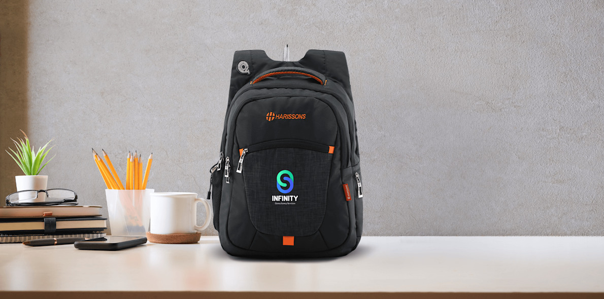 Harissons Delta Laptop Backpacks | VistaPrint