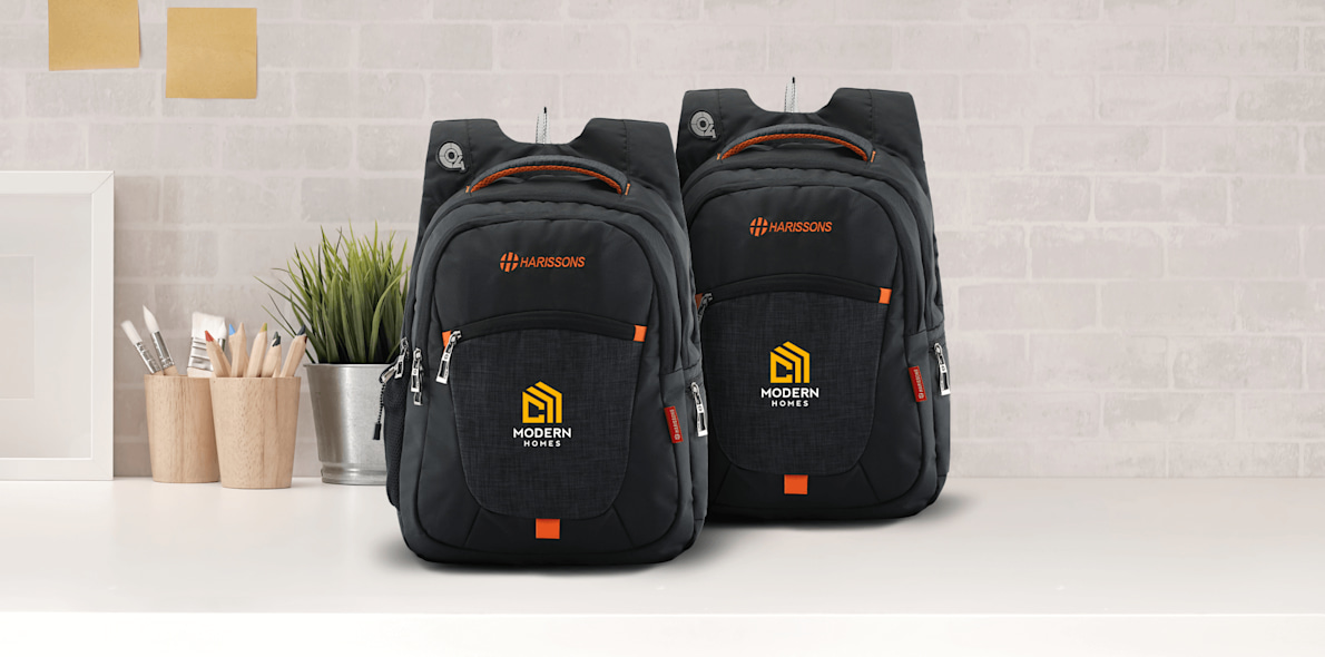 Harissons Delta Laptop Backpacks | VistaPrint