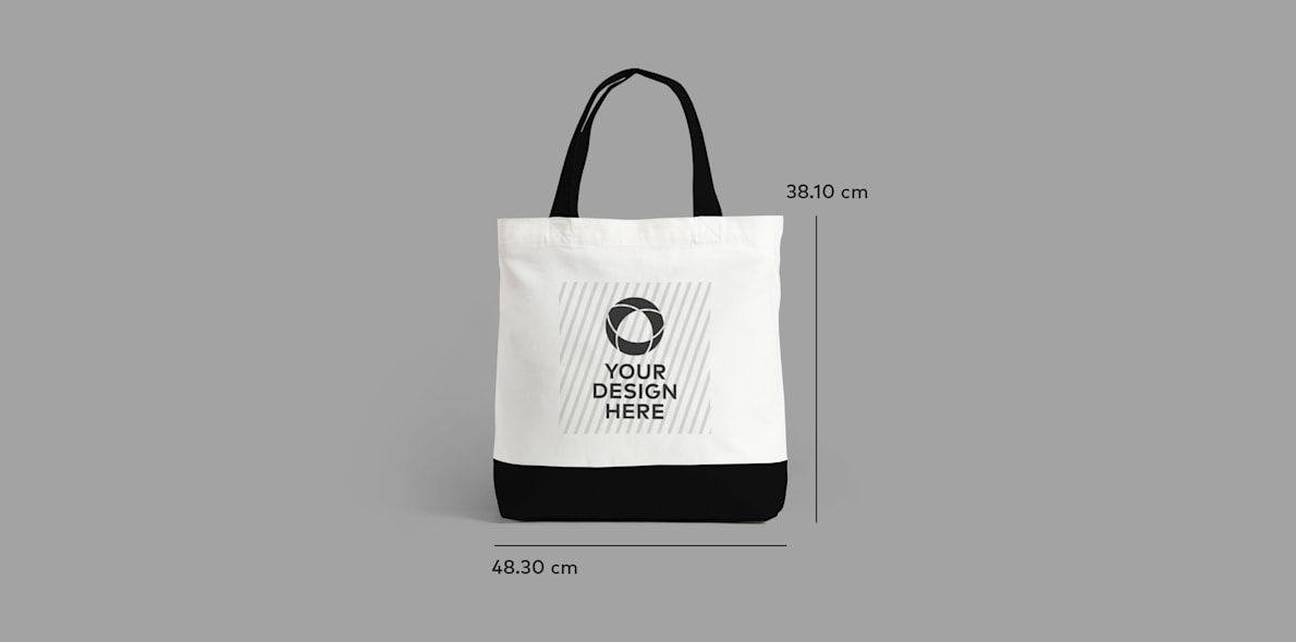Two Tone Tote Bags | VistaPrint