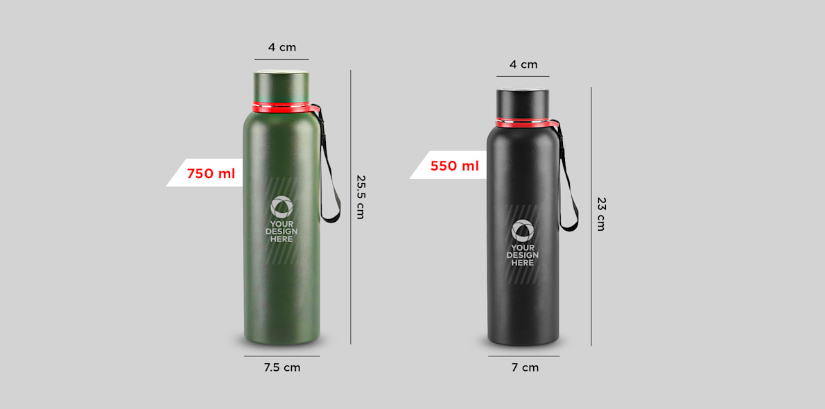 Cello Duro Kent Water Bottles | VistaPrint