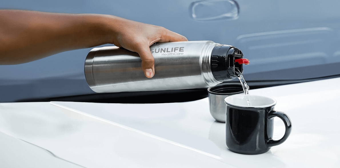 Cello Flip Style Water Flasks | Vistaprint