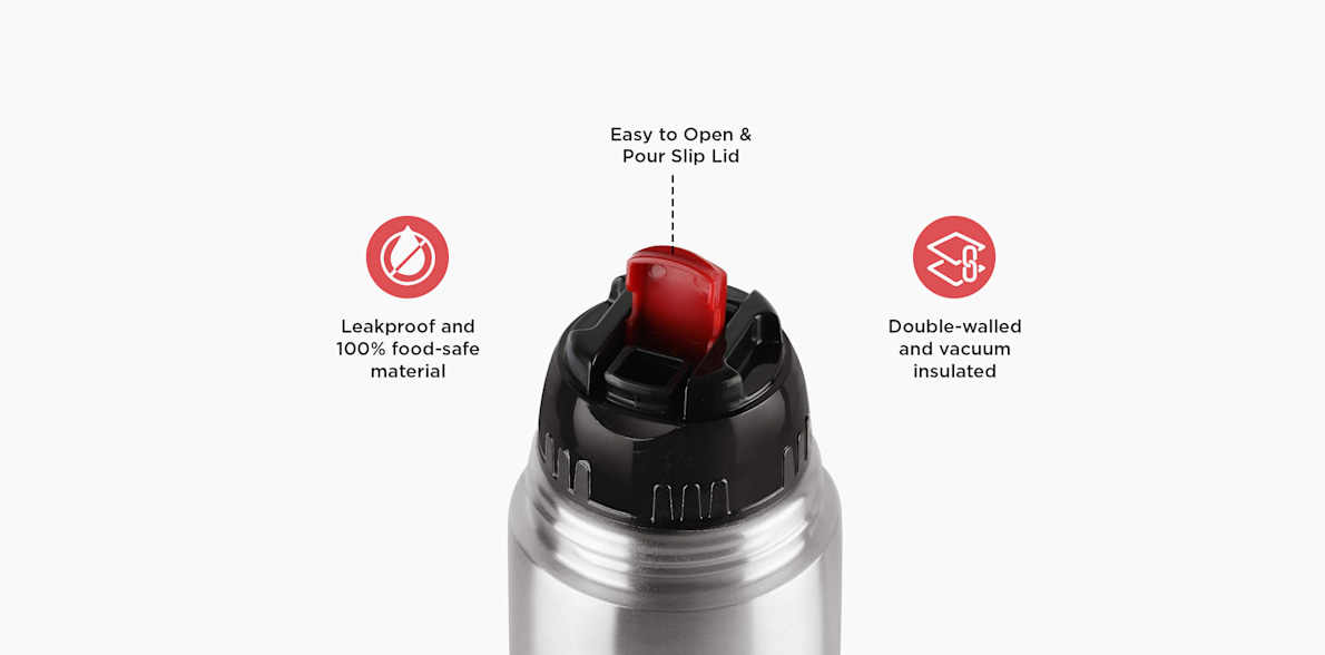 Cello Flip Style Water Flasks | Vistaprint