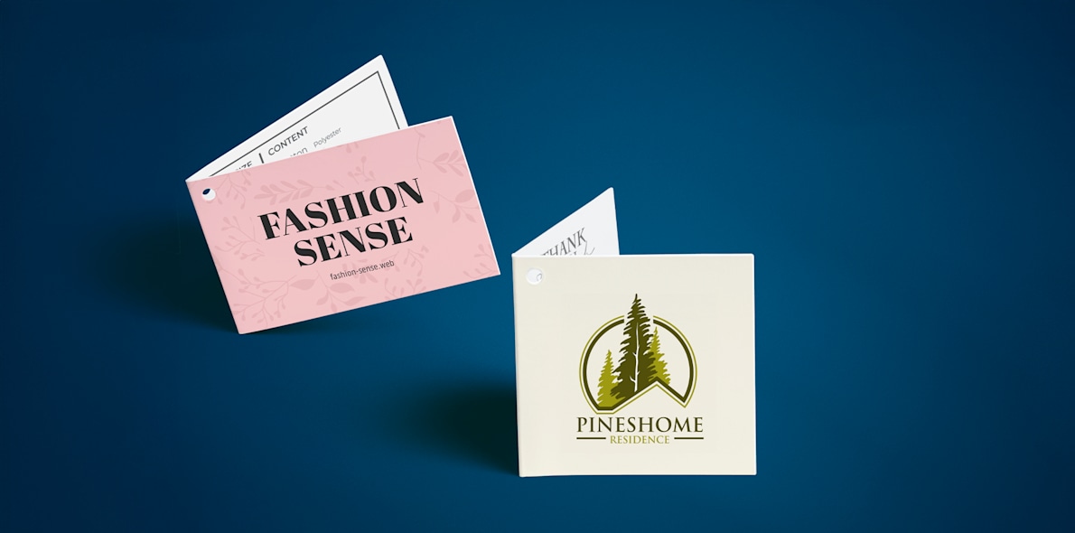 Folded Hang Tags | Vistaprint