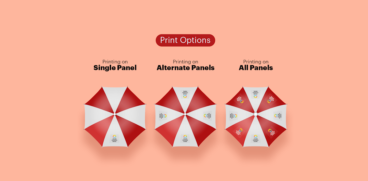 Two Fold Umbrella | Double Fold Umbrella | VistaPrint