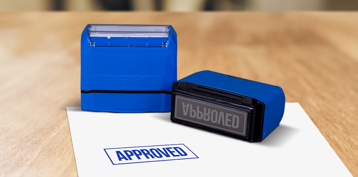 Flashy Pre-Inking Stamps | VistaPrint