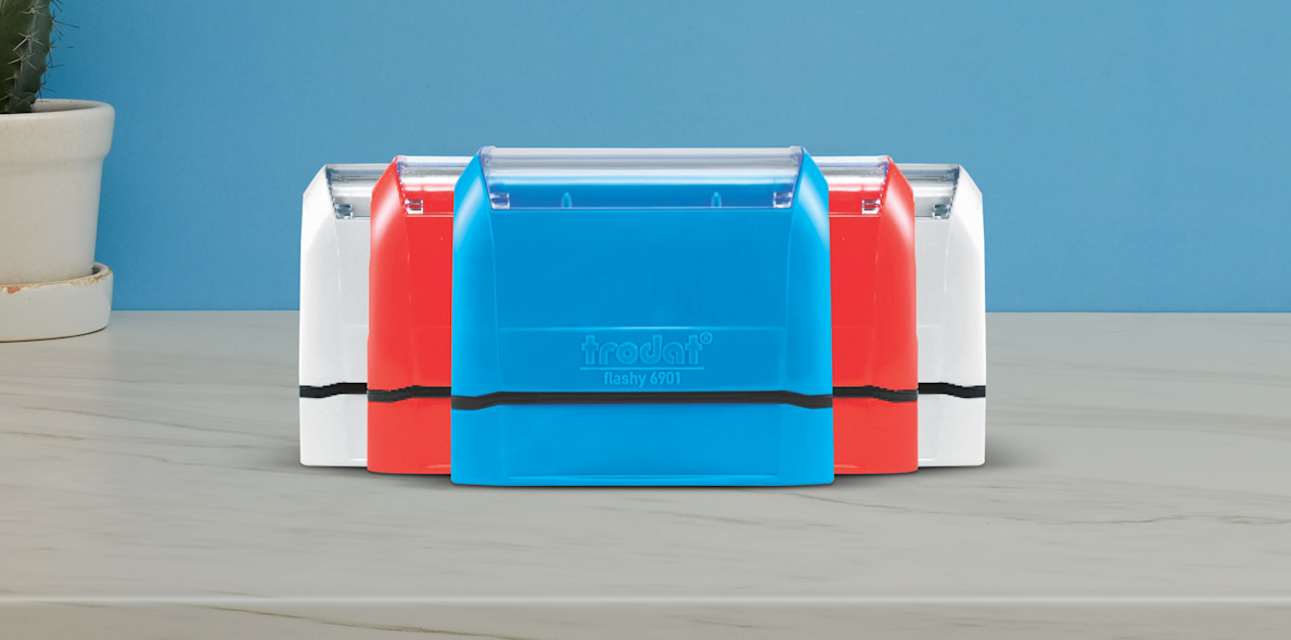 Flashy Pre-Inking Stamps | VistaPrint