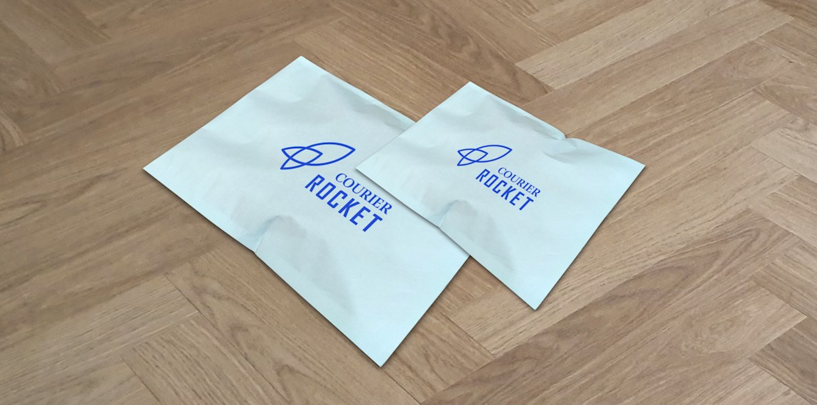 Custom Green Envelope | Cloth Lined Envelope | Green Courier Envelope ...