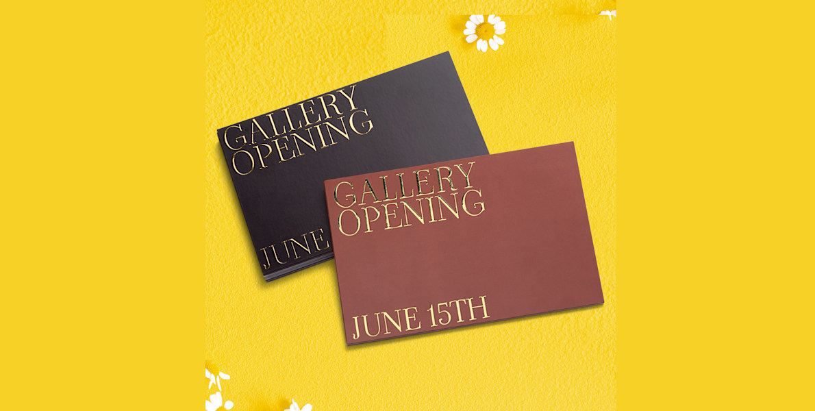 Raised Foil Postcards | Vistaprint