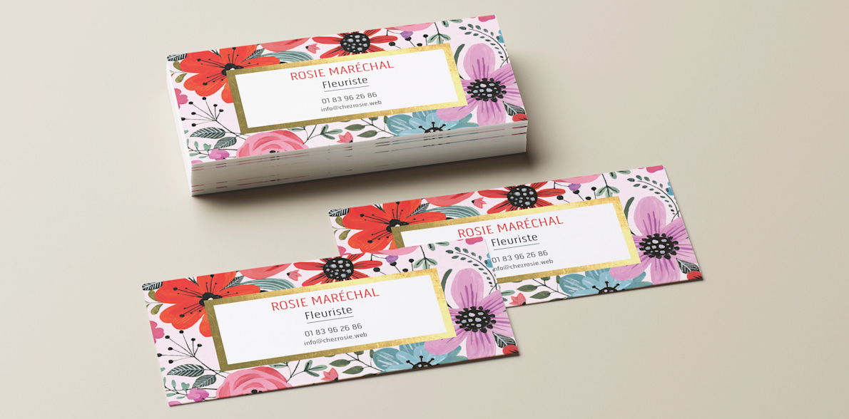 Cartes de visite slim | VistaPrint