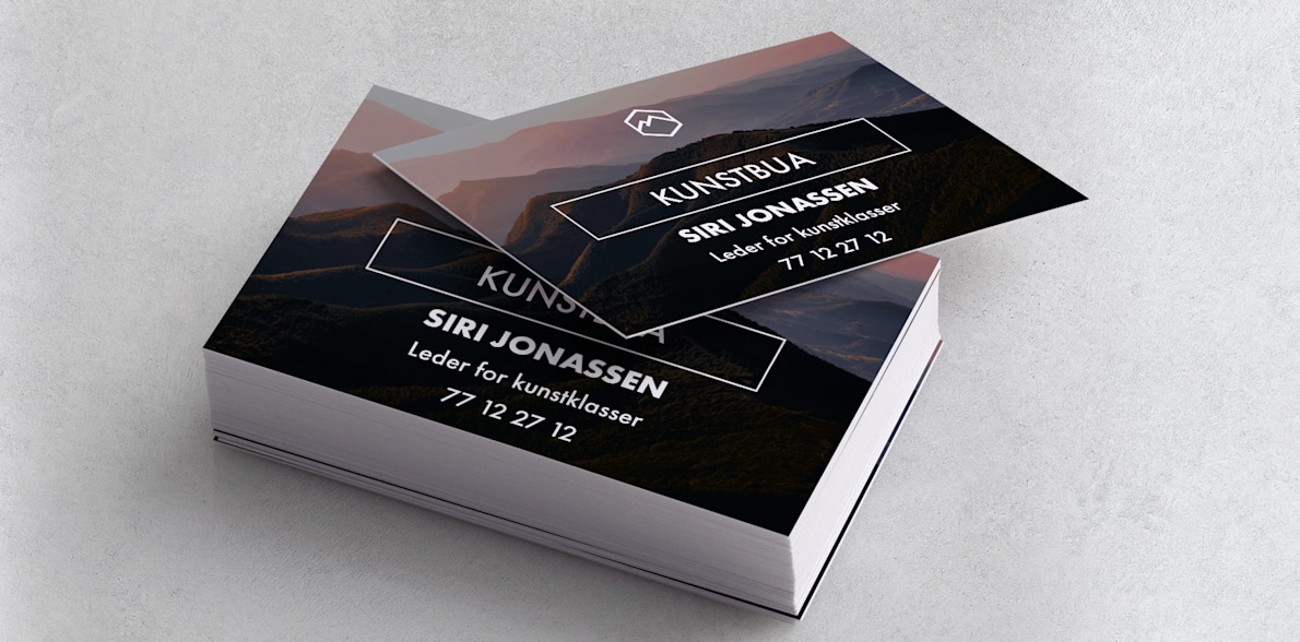 Tilpassede standard visittkort, visittkorttrykk | Vistaprint
