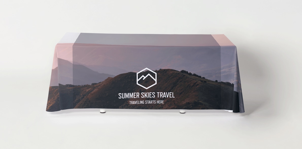Custom Tablecloths, Branded Tablecloth with Logo | VistaPrint AU