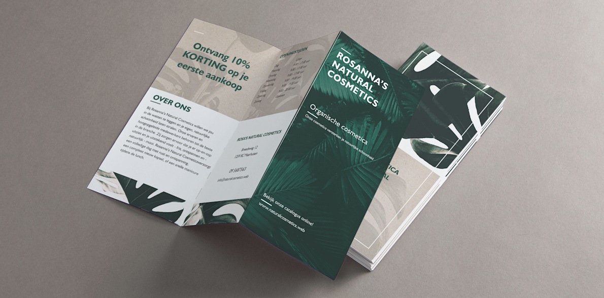 Flyers maken en folders drukken | VistaPrint BE