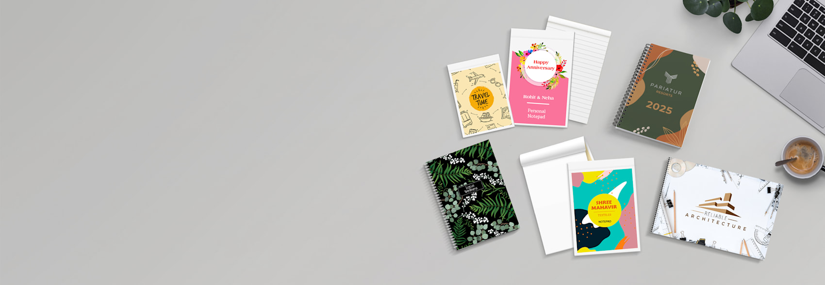 Custom Spiral Notebooks Online | Photo Notebook Cover Printing ...