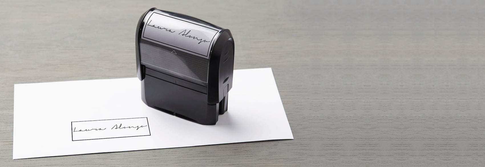 Sello para firma, crea un sello con tu firma | Vistaprint