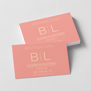 Cartes de visite lin personnalisées | VistaPrint