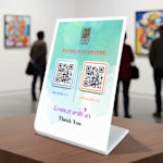 Customised QR Code Stand | Vistaprint