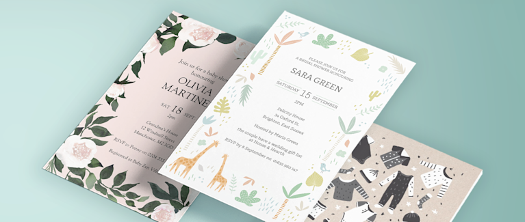 Unique Baby Shower Invitation Templates | VistaPrint