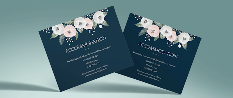 Wedding Enclosure Cards | Vistaprint AU