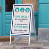 Custom A-Frame Signs, Custom Sandwich Board Signs | VistaPrint