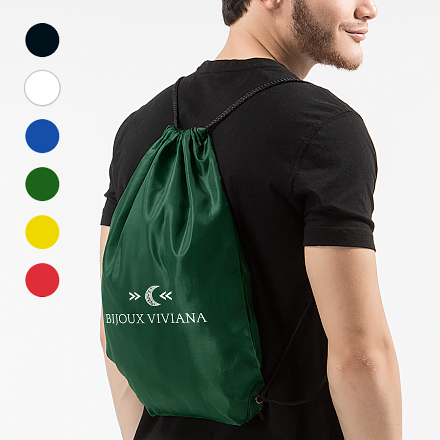 Zaini a sacca: zaini sacca personalizzati in tessuto | Vistaprint