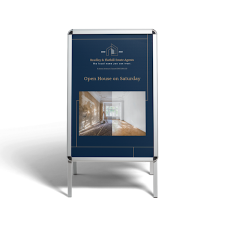 Custom A-Frame Signs, Sandwich Board Signs | VistaPrint CA