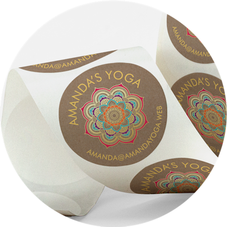 Sticker Rolls, Custom Labels in a Roll | VistaPrint CA